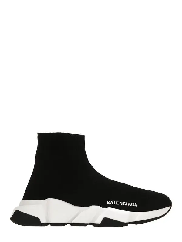 Balenciaga Speed Recycled Sneakers - Black/white
