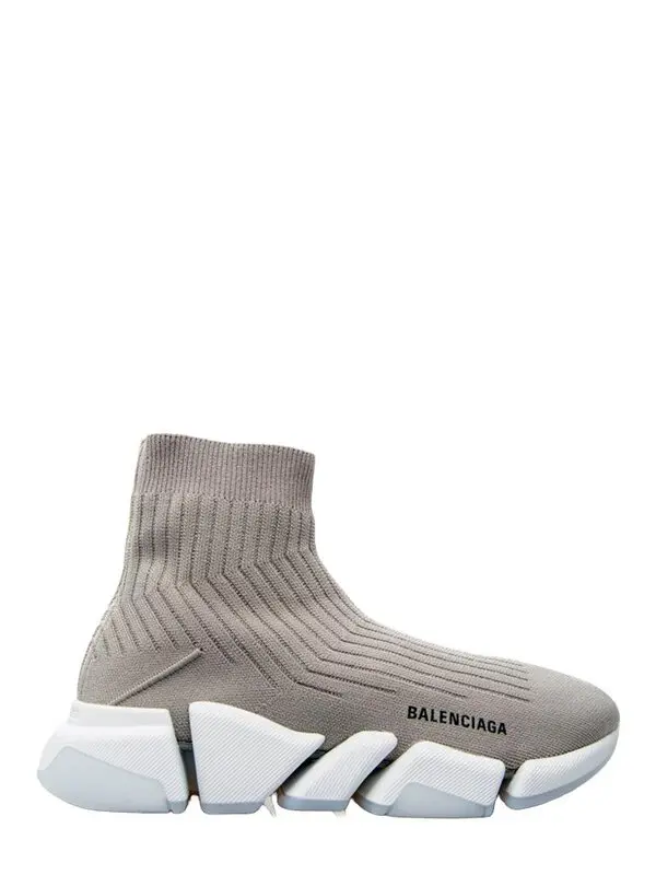 Balenciaga Speed Trainer Ribknit - Light Gray