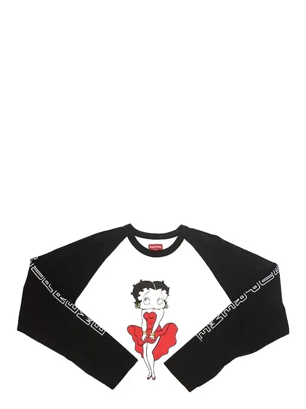 Supreme Betty Boop Raglan Shirt - Black
