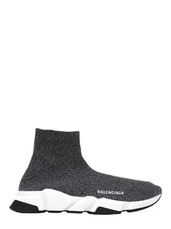 Balenciaga Speed Trainer Sneakers - Grey/white