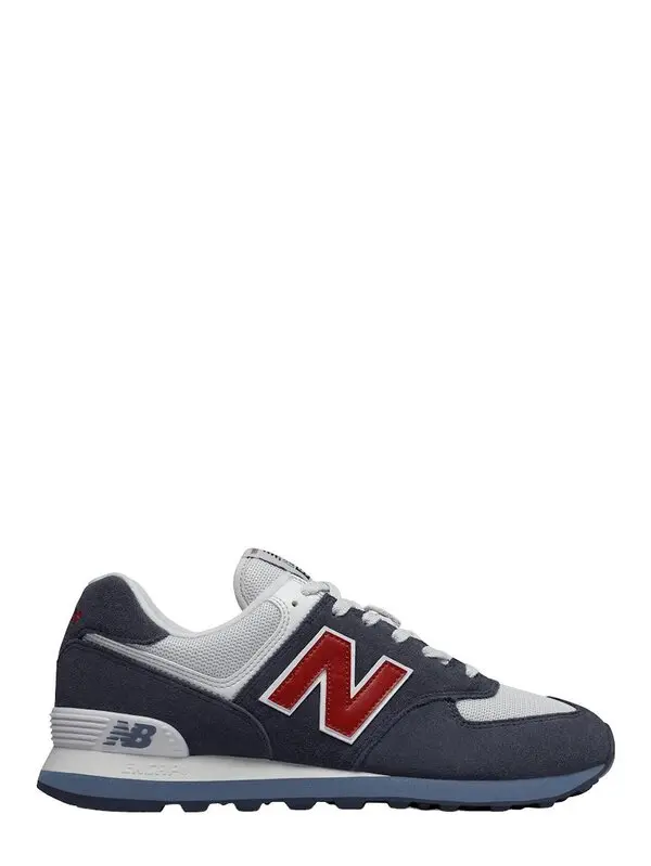 NEW BALANCE 574 Classic Core Plusin Sneakers - Navy Blue/red