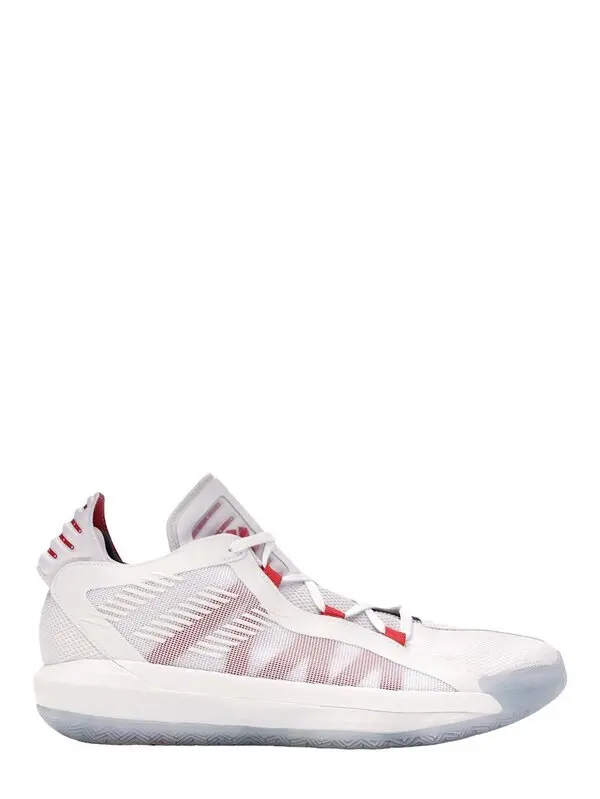 Adidas Dame 6 Dame Time Sneakers - Cloud White/scarelet Red/core Black