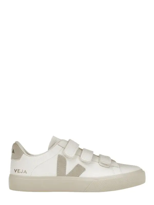VEJA Recife Chromefree Leather Sneakers - White/natural