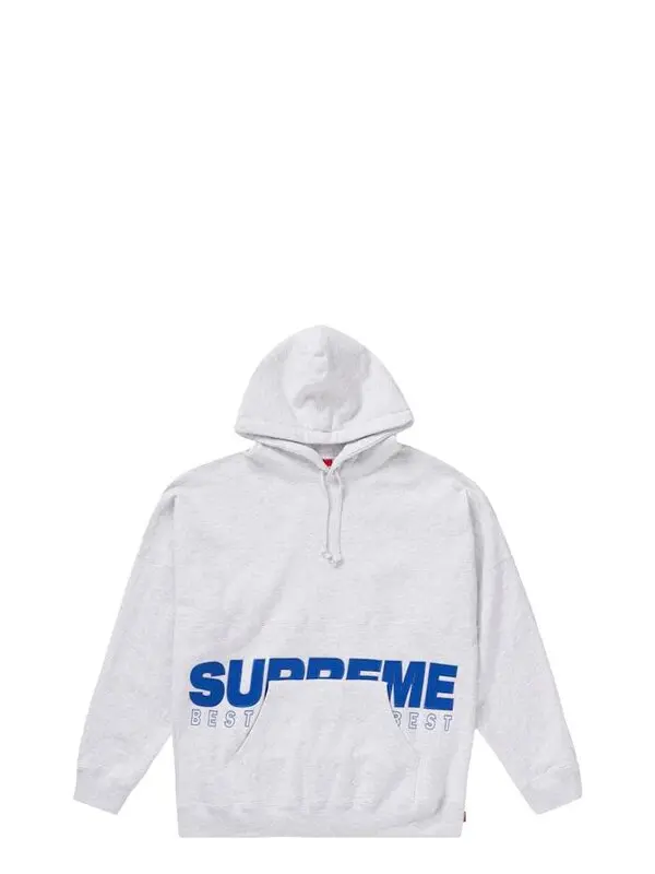 Supreme Best Of The Best Hooded Sweatshirt - Ash Grey