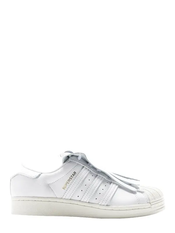 Adidas Superstar Fringe Kiltie Sneakers - Footwear White/off White/gold Metallic