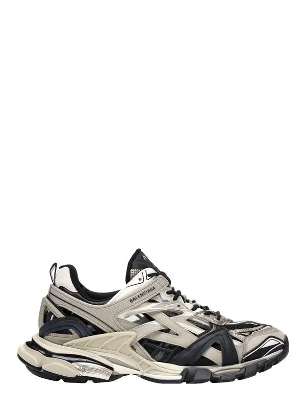 Balenciaga Track.2in Sneakers - Beige/black