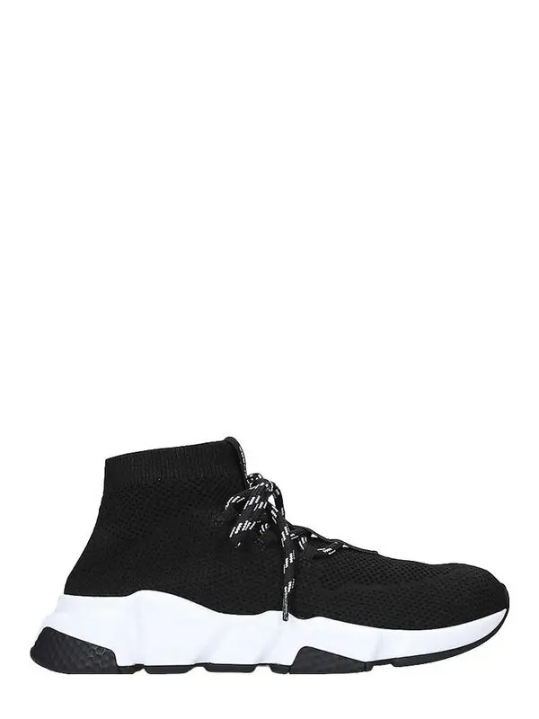 Balenciaga Speed Trainer Lace Up - Black/white