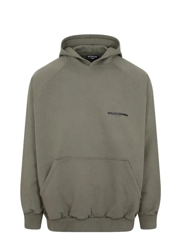 Balenciaga Strike 1917 Oversized Hoodie - Khaki