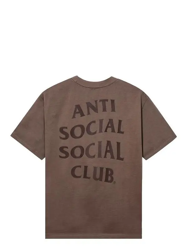 ANTI SOCIAL SOCIAL CLUB Same But Different Premium Heavyweight Tee Shirt - Walnut