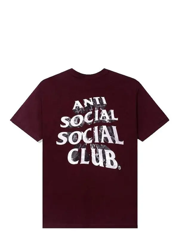 ANTI SOCIAL SOCIAL CLUB Phaneritic Tee Shirt - Burgundy