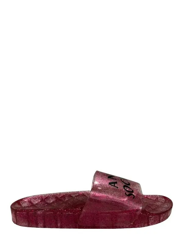 ANTI SOCIAL SOCIAL CLUB Everything Glitters' Slides - Pink