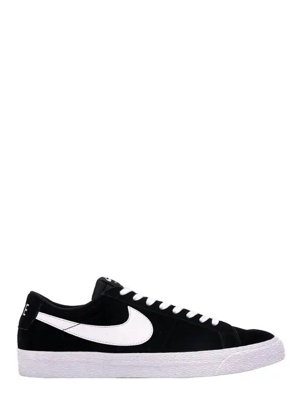 Nike Sb Blazer Low Sneakers - Black/white/gum Light Brown