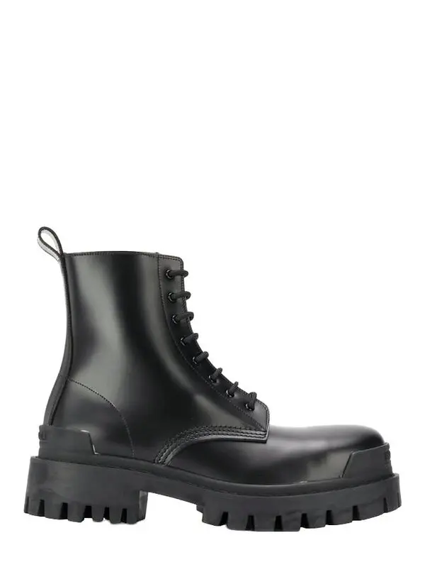 Balenciaga Stivaletti Strike Triple Boots - Black