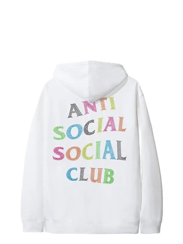 ANTI SOCIAL SOCIAL CLUB Stud Belt Hoodie - White