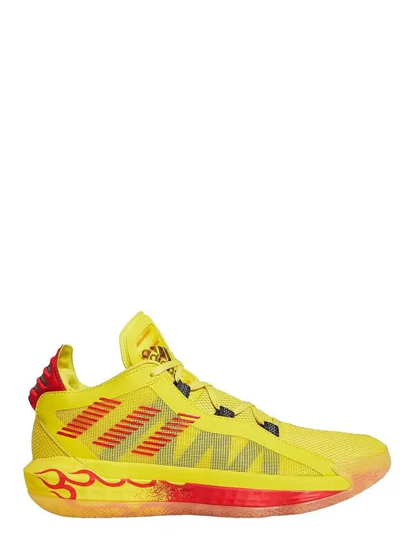 Adidas Dame 6 Hot Rod Sneakers - Team Yellow/core Black/scarelet Red