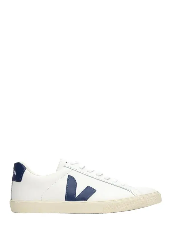 VEJA Esplar Leather Sneakers - White/cobalt Blue