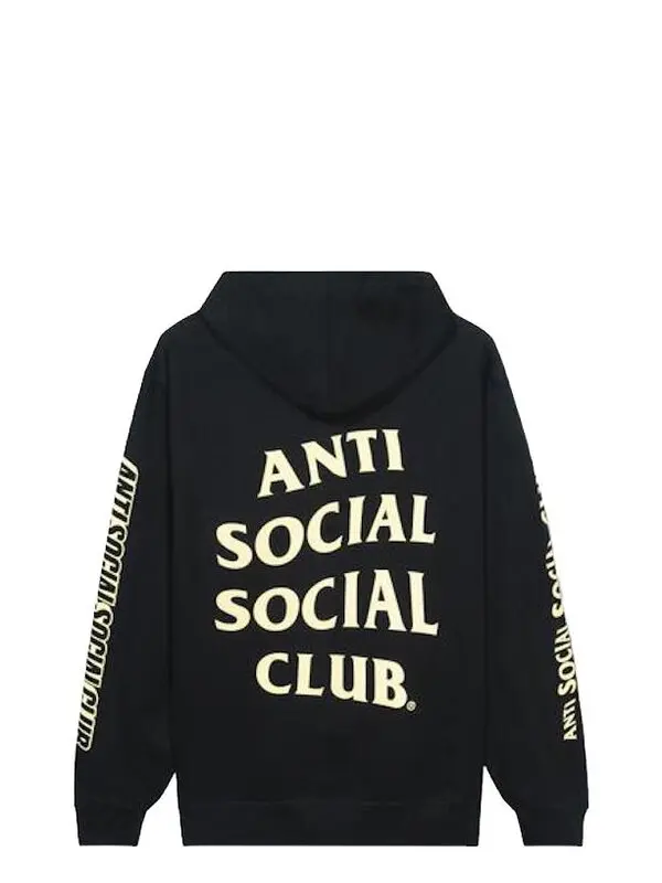 ANTI SOCIAL SOCIAL CLUB Split Zip Hoodie - Black