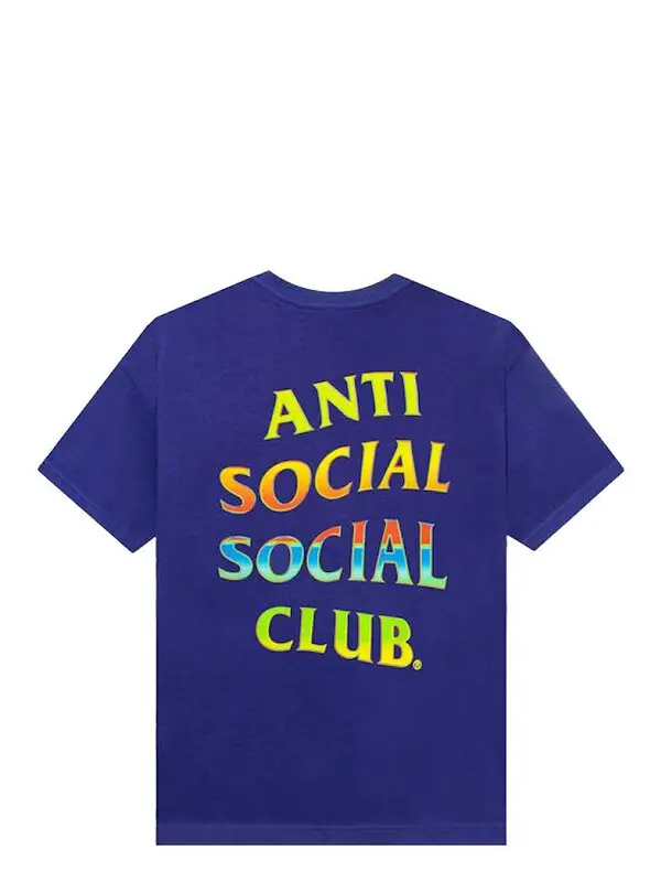ANTI SOCIAL SOCIAL CLUB Thermal Internal T-shirt - Purple