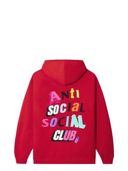 ANTI SOCIAL SOCIAL CLUB The Real Me Hoodie - Red