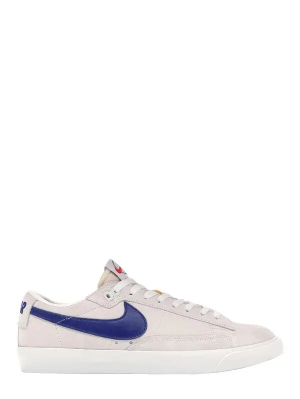 Nike Blazer Low Polar Skate Coin Sneakers - Summit White/deep Royal Blue