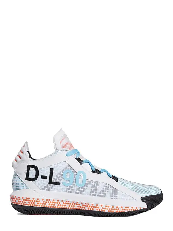 Adidas Dame 6 Pusha T I Am My Own Fan Sneakers - White/blue/orange