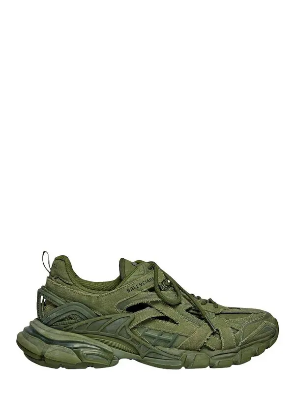 Balenciaga Track.2 Sneakers In Canvas - Green