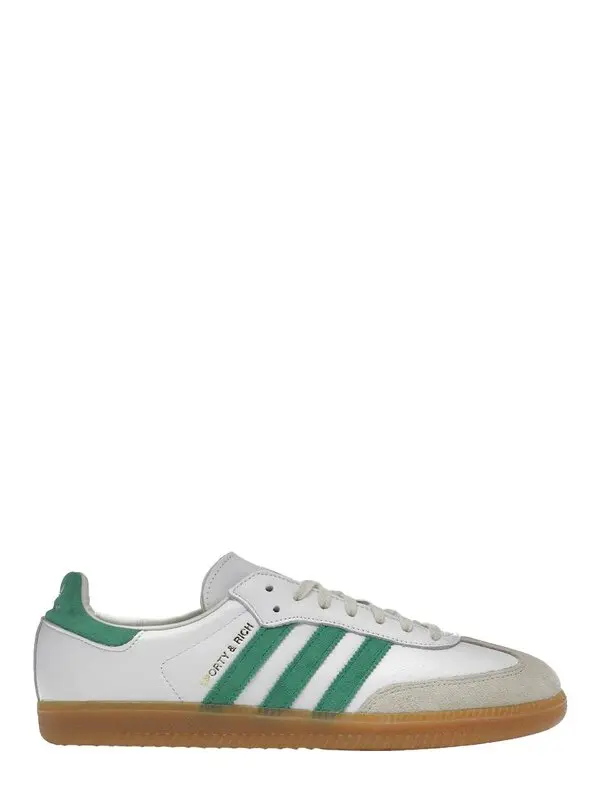 Adidas Samba Og Sporty & Rich Sneakers - Cloud White/green/gum