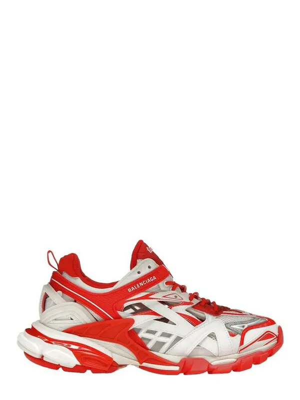 Balenciaga Track 2.0 Sneakers - White/red