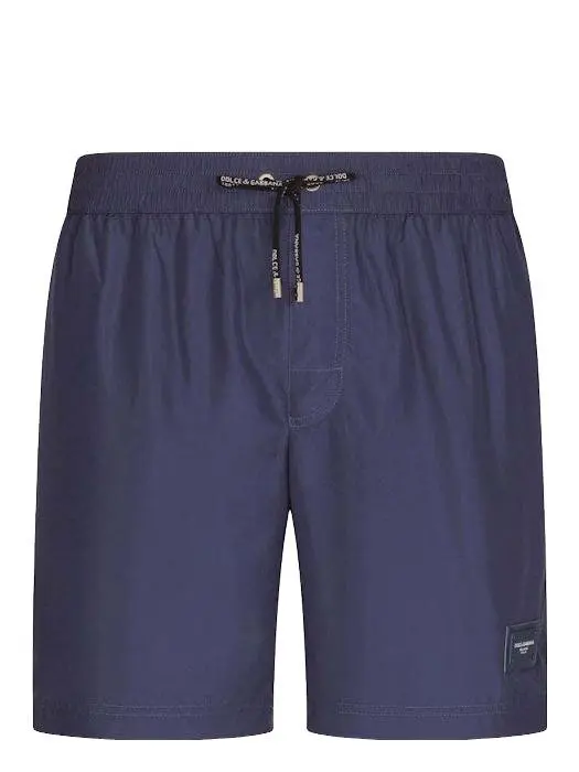 Dolce & Gabbana Mid-length Swim Trunks - Blue