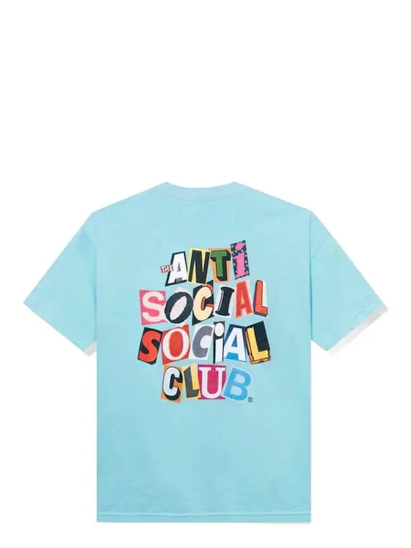 ANTI SOCIAL SOCIAL CLUB Torn Pages Of Our Story T-shirt - Blue