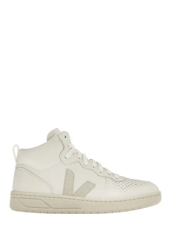 VEJA V-15 Leatherin Sneakers - White
