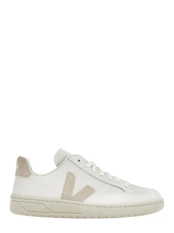 VEJA V-12 Leather Sneakers - White/sable