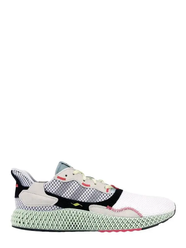 Adidas Zx 4000 Futurecraft 4d Sneakers - Grey One/core Black/bright Cyan