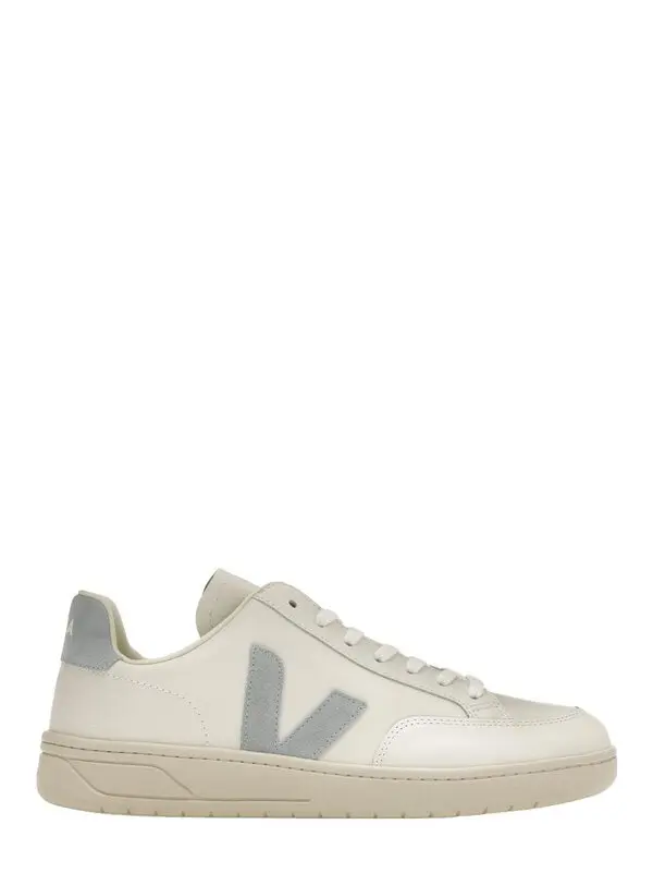 VEJA V-12 Lace Up Sneakers - White Steel