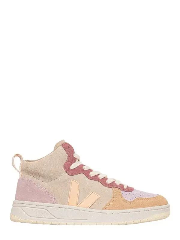 VEJA V-15 Suede Sneakers - Multico Peach