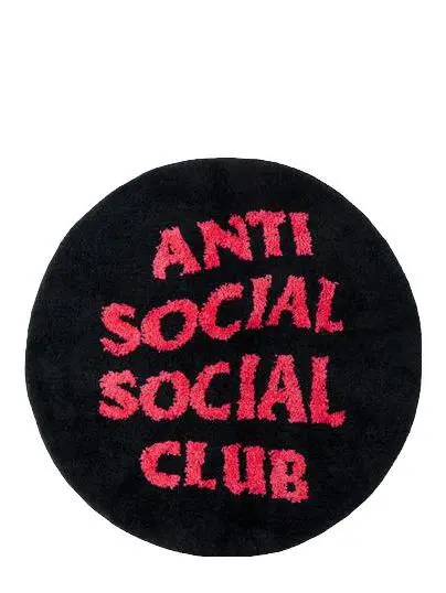 ANTI SOCIAL SOCIAL CLUB No Sneakers Inside Rug - Black