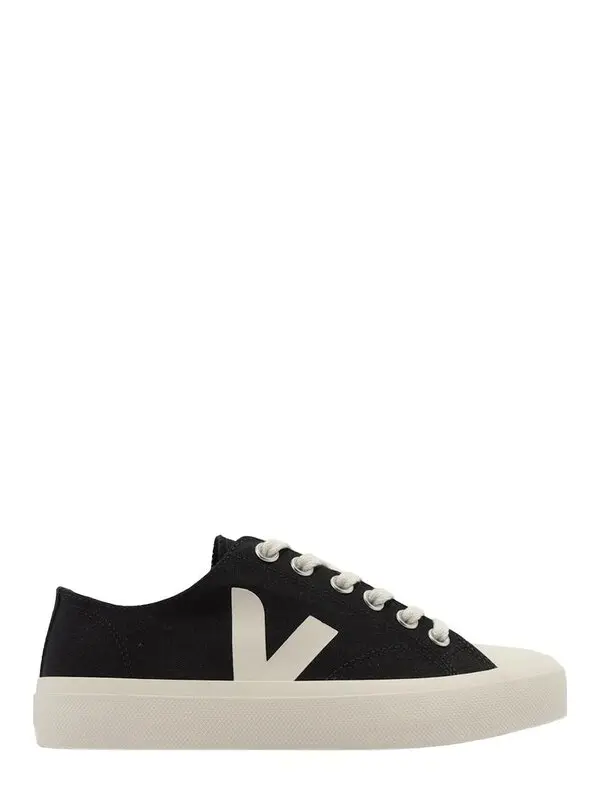 VEJA Wata Ii Low Canvas Sneakers - Black/white