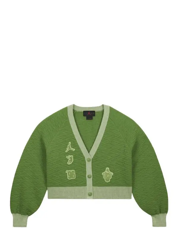 JORDAN X Union X Bephies Beauty Supply Cardigan - Chlorophyll/lime Ice