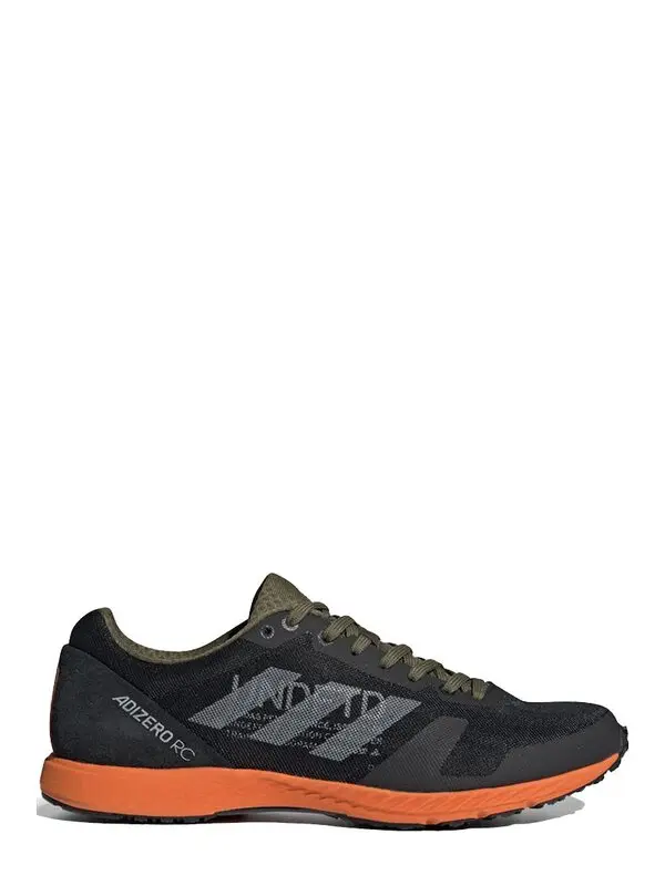 Adidas Adizero Rc Undefeated Sneakers - Black White/light Grey Heather/orange