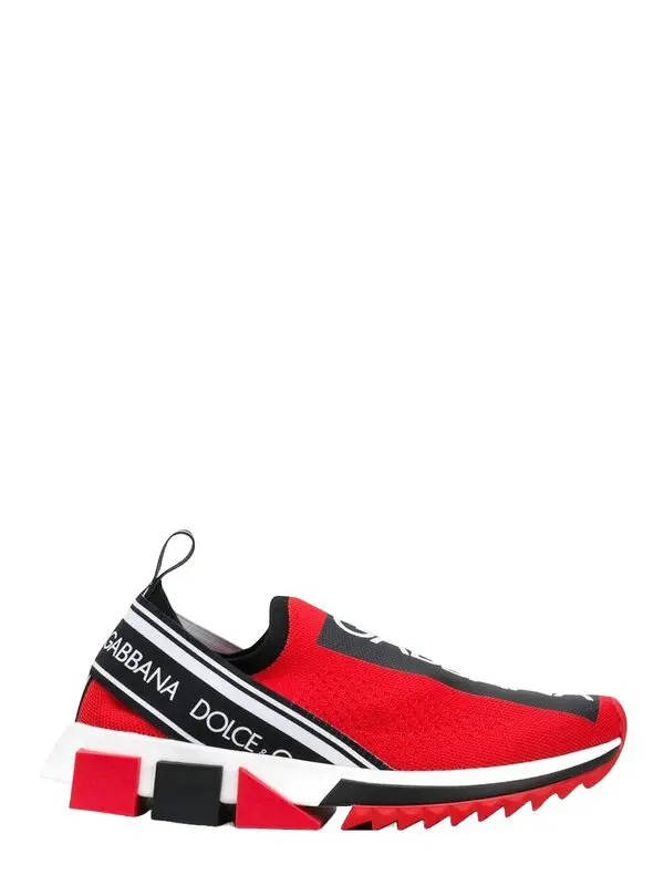 Dolce & Gabbana Sorrento Slip-on Sneakers - Red/black/white