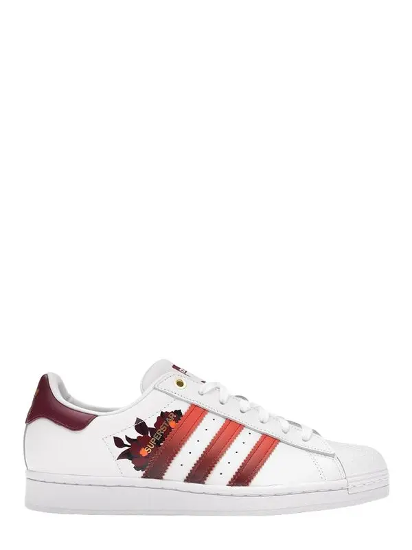 Adidas Superstar Her Studio London Sneakers - Cloud White/power Berry/gold Metallic