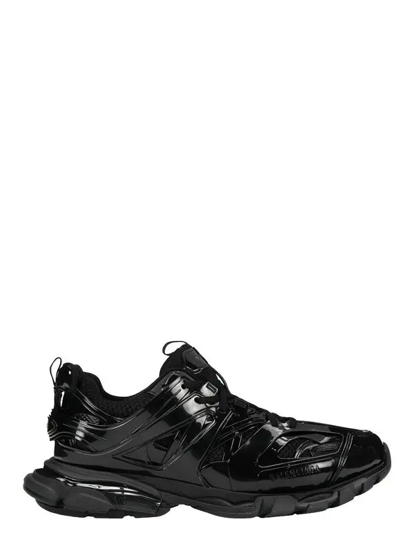 Balenciaga Track Patent Sneakers - Black