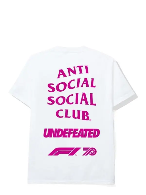ANTI SOCIAL SOCIAL CLUB Undftd X F1 Tee Shirt - White