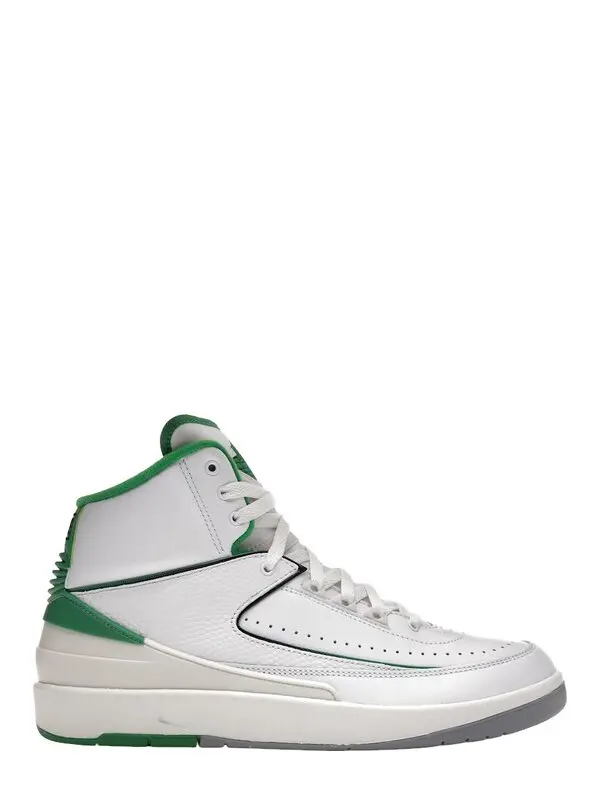 JORDAN 2 Retro Sneaker - White/lucky Green/sail