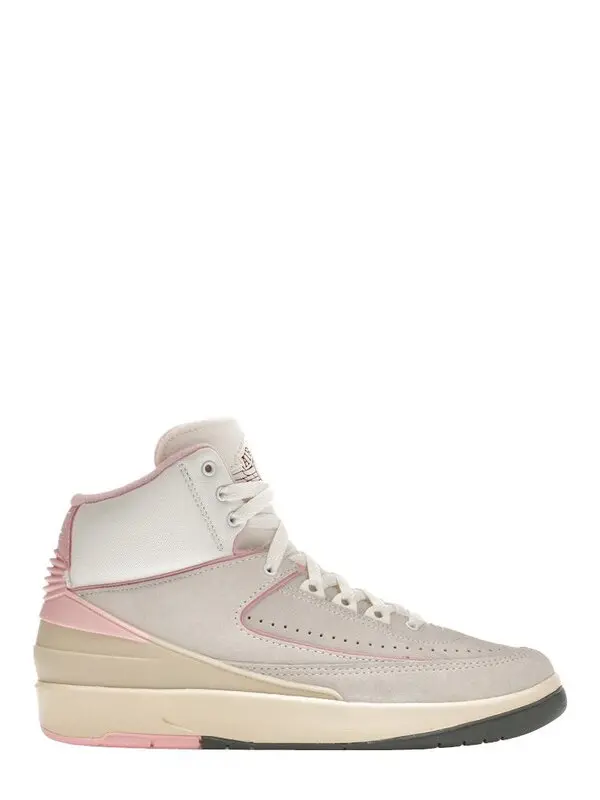 JORDAN 2 Retro Soft Pink Sneakers - Summit White/gym Red/medium Soft Pink