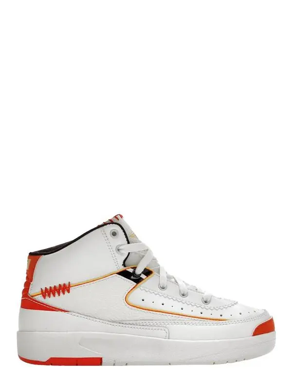 JORDAN 2 Retro Sp Maison Chateau Rouge Sneakers - Sail/citron Pulse/orange