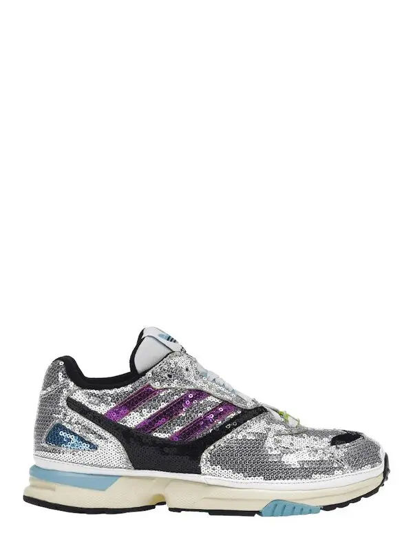 Adidas Zx 4000 Glitter Sneakers - Silver/blue/purple
