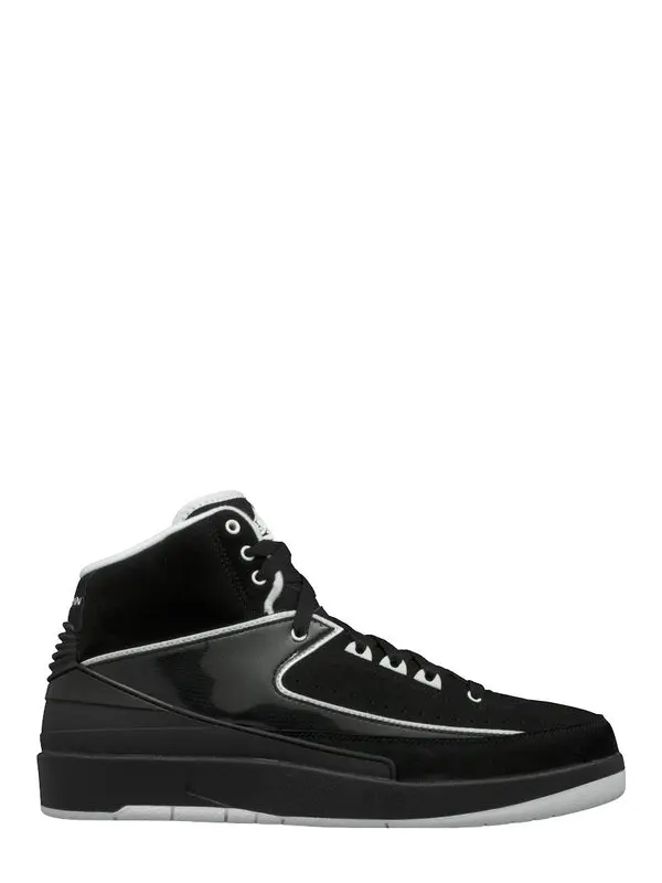 JORDAN 2 Retro Qfin High-top Sneakers - Black/white