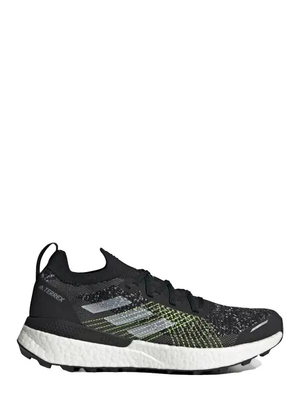 Adidas Terrex Two Ultra Trail Athletic Sneakers - Core Black/cloud White/solar Yellow