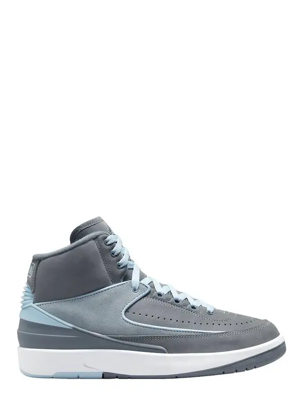 JORDAN 2 Retro Sneakers - Cool Grey/ice Blue/white